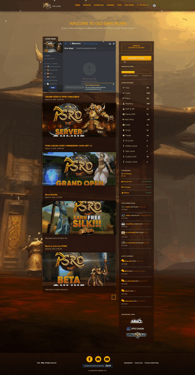 Psro – MsarWeb portfolio